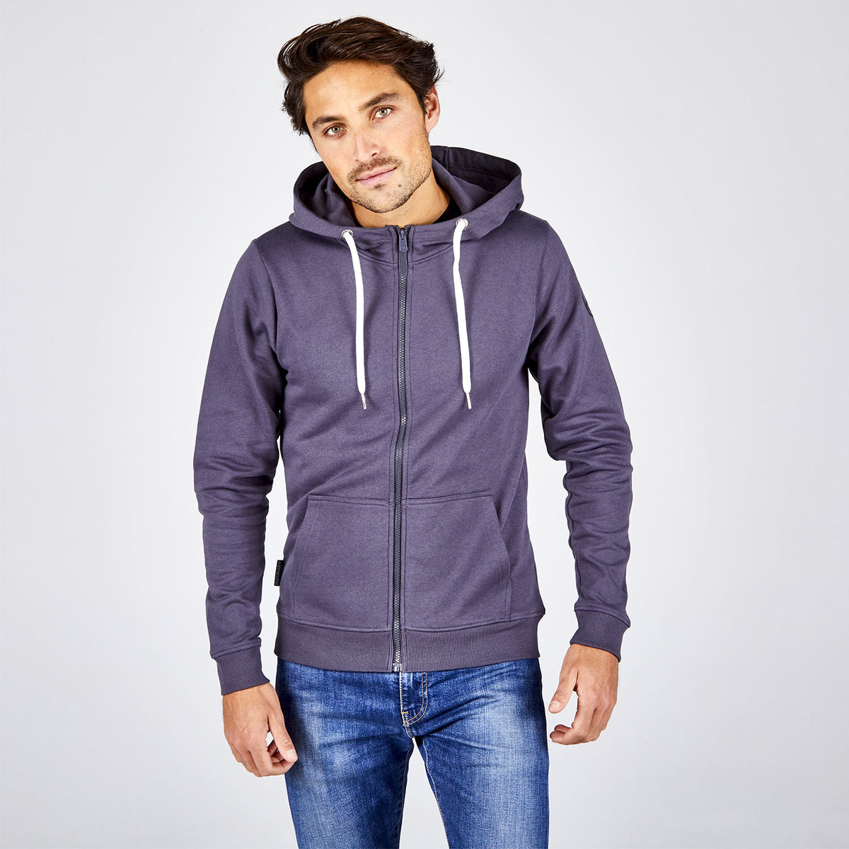 Polerón Deportivo con Gorro Hombre Cambridge Azul – No Publik